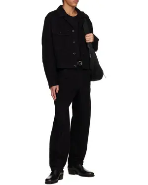 LEMAIRE Twisted Workwear Pants - Black