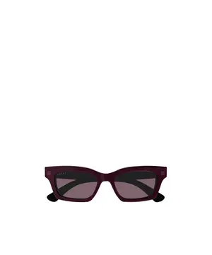 Gucci Cat-eye Frame Sunglasses - Black/violet