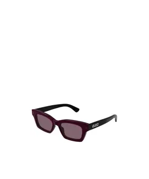 Gucci Cat-eye Frame Sunglasses - Black/violet