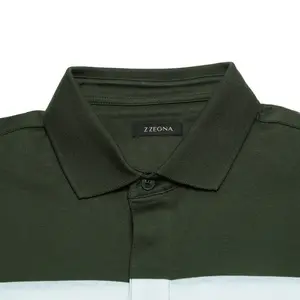 Zegna Polo Shirt With Color Stripes