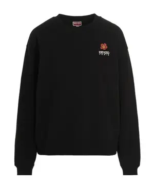 Kenzo Boke Flower Logo Embroidered Crewneck Sweatshirt