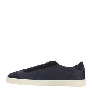 Prada Logo Plaque Lace-up Sneakers - Blue