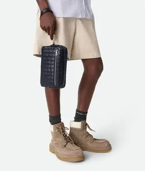 Bottega Veneta Intrecciato Pouch With Wristlet