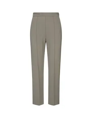 Max Mara Tailored Pleated Trousers - Grey