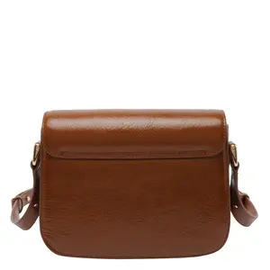 A.p.c. Grace Small Foldover Crossbody Bag - Brown