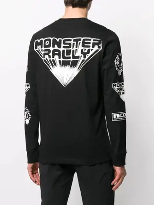 Alexander McQueen Printed Long Sleeve Hoodie