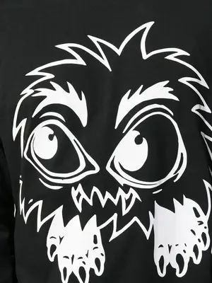 Alexander McQueen Printed Long Sleeve Hoodie