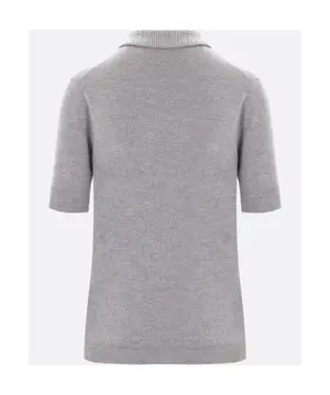 Blumarine Embellished Collar Polo Shirt