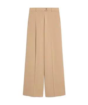 Sportmax Vela Wide Leg Pleated Trousers