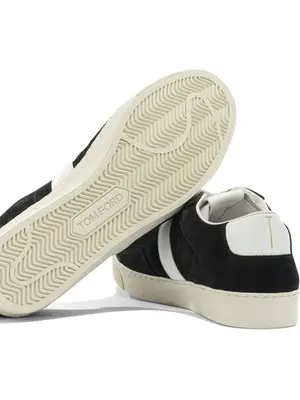 TOM FORD Blake Embossed Logo Sneakers - Black