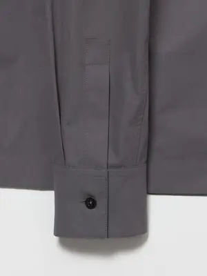 JIL SANDER Tie Detailed Shirt - Black