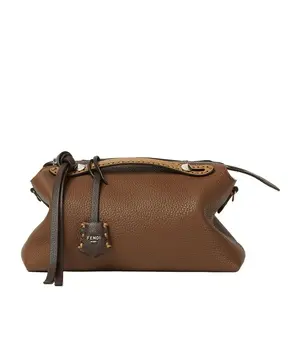 Fendi Selleria Medium Crossbody Bag - Brown
