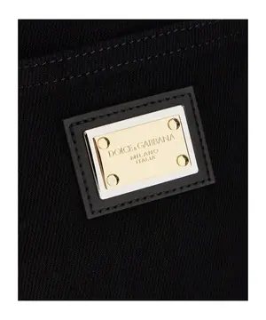 Dolce & Gabbana Logo Plaque Denim Shorts