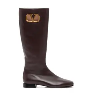 Valentino Garavani Round Toe Boots For Women