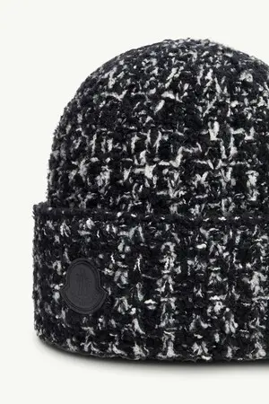 Moncler Wool Cotton Blend Beanie