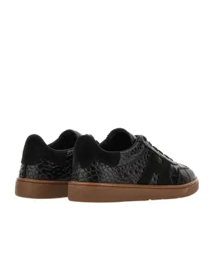 Hogan Embossed Lace-up Sneakers - Black