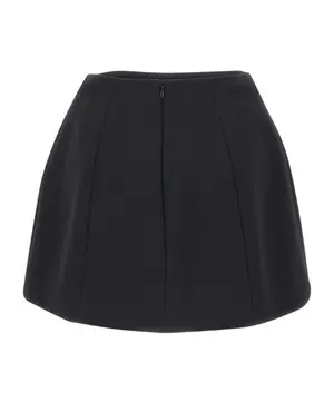 Blumarine Crystal Button A-line Mini Skirt
