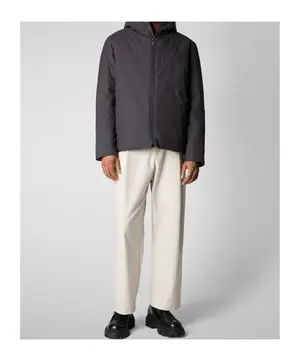SAVE THE DUCK Barnaby Hooded Puffer Jacket - Charcoal