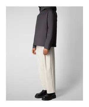 SAVE THE DUCK Barnaby Hooded Puffer Jacket - Charcoal