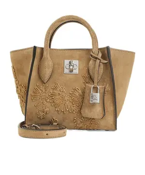 Ermanno Scervino Maggie Embroidered Top Handle Bag - Brown