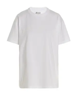 MAISON MARGIELA Maison Margiela Logo Detailed Crewneck T-shirt