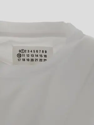 MAISON MARGIELA Logo Detailed Crewneck T-shirt