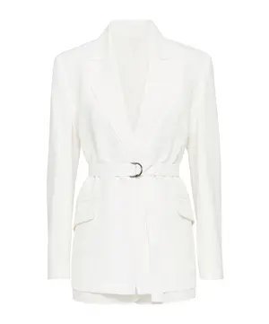 Brunello Cucinelli Belted Waist Jacket