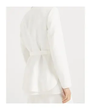 Brunello Cucinelli Belted Waist Jacket