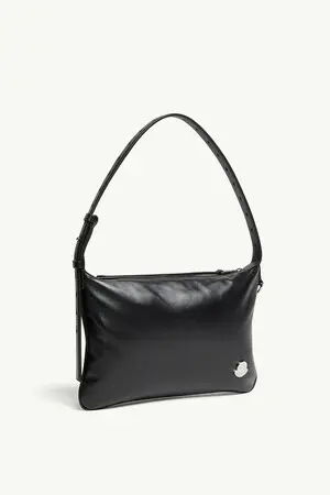 Moncler Vetta Zip-up Shoulder Bag - Black