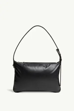 Moncler Vetta Zip-up Shoulder Bag - Black