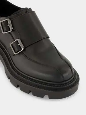 CHRISTIAN LOUBOUTIN Antonina College Double Buckle Loafers