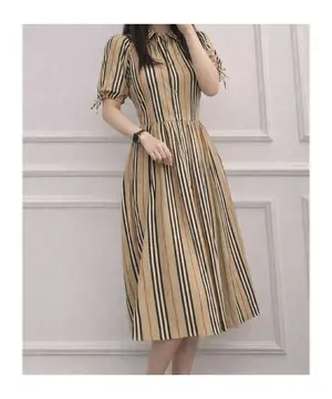 Burberry Striped Shirt Dress