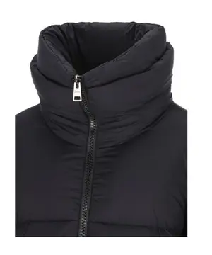 Herno High Neck Zip-up Puffer Jacket - Nero