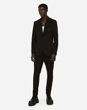 Dolce & Gabbana Single-breasted Pinstripe Blazer