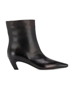 Khaite Square-toed Ankle Boots