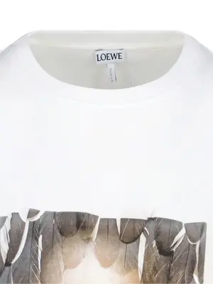 Loewe Relaxed Fit T-shirt With Amadeus Feather Graphic