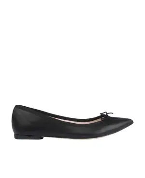 Repetto Brigitte Pointed-toe Ballerina Flats With Bow Detailing - Black