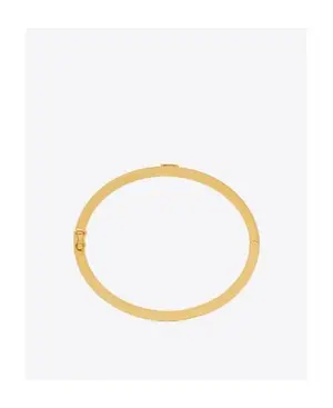 Saint Laurent Cassandre Logo Plaque Bracelet