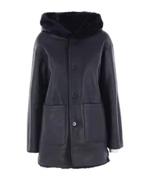 ARMA Hooded Shearling Coat