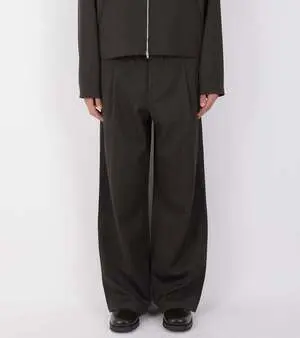 Our Legacy Elastic Waist Wide Leg Trousers - Brown