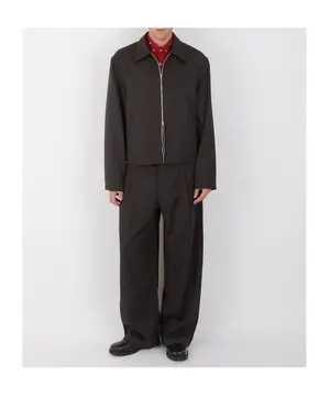 Our Legacy Elastic Waist Wide Leg Trousers - Brown