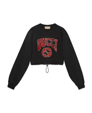Gucci Cropped Sweatshirts Hoodies For Women