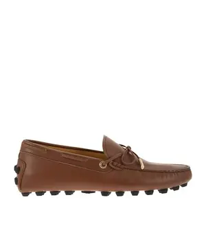TOD'S Gommino Macro Loafers - Brown