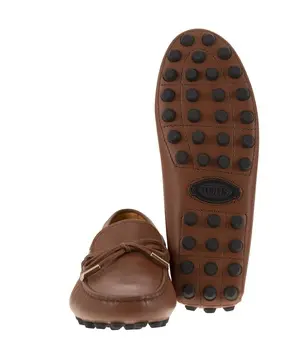 TOD'S Gommino Macro Loafers - Brown