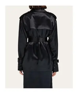 FERRAGAMO Double-breasted Belted Trench Coat