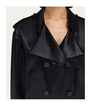 FERRAGAMO Double-breasted Belted Trench Coat