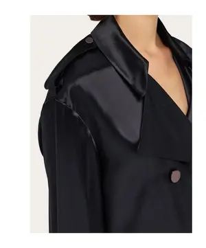 FERRAGAMO Double-breasted Belted Trench Coat