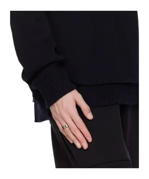 MAISON MARGIELA Engraved Logo Ring - Gray