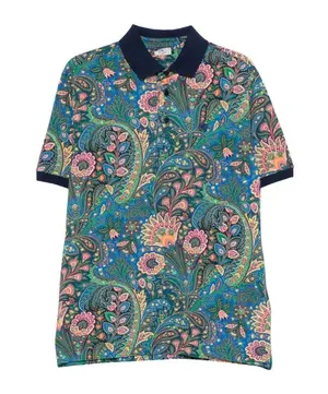 Etro Short Sleeve Polos For Men