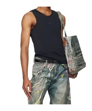 Acne Studios Logo Patch Jersey Tank Top